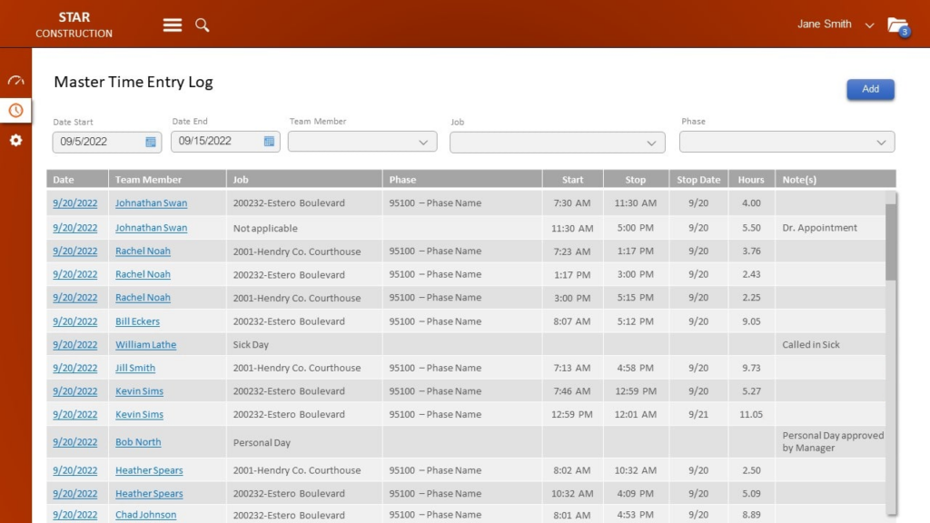 Time Tracking - Nobious